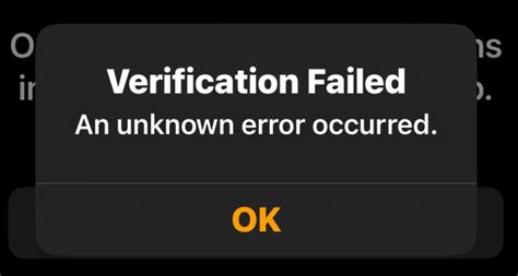 Apple Watch Says “verification Failed An Unknown Error Occurred” What