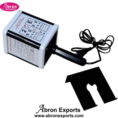 Ent Eye Testing Drum Test Chart Handy With Led Light Wall Mount Distance Vision Illuminated