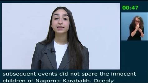 ՄԻՊ առընթեր երեխաների իրավունքների պաշտպանության հարցերով խորհրդի անդամ Աննա Ազարումյանի ելույթը