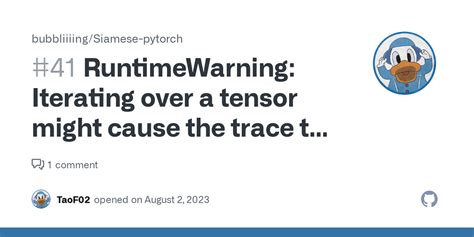 Runtimewarning Iterating Over A Tensor Might Cause The Trace To Be Incorrect · Issue 41