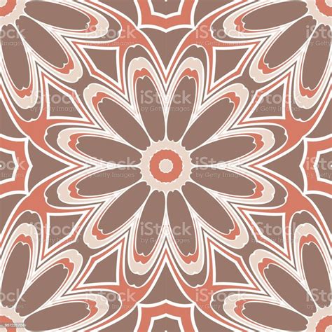 아트 데코 꽃 패턴의 기하학적 요소입니다 완벽 한 패턴입니다 벡터 일러스트입니다 인쇄 프레 젠 테이 션 섬유 산업을 위한 디자인입니다 0명에 대한 스톡 벡터 아트 및 기타