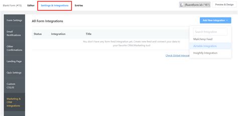 Organize Your Data With Airtable Integration In Wordpress Fluent Forms