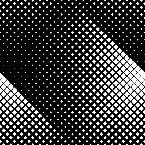 Black And White Geometrical Seamless Square Pattern Background Design