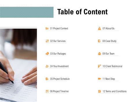 Table Of Content About Us Ppt Powerpoint Presentation Show Example File