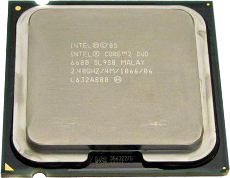 Intel Core 2 Duo E6600 2 4ghz Dual Core Hh80557ph0564m Processor Electronics
