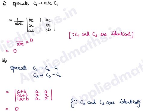 Class 12 Cbse Applied Maths Determinants Exercise 4 2