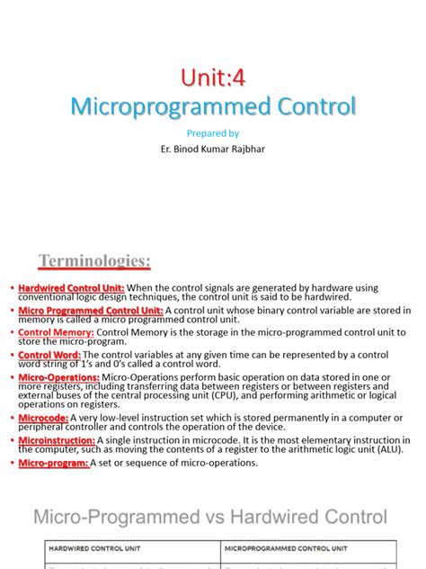 Unit 4 Microprocessor Pdf Computer Program Programming