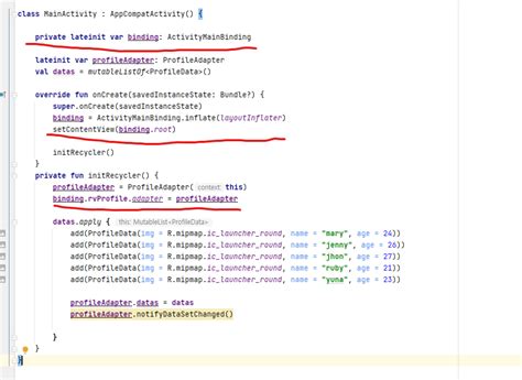 Android Recyclerview Example Kotlin