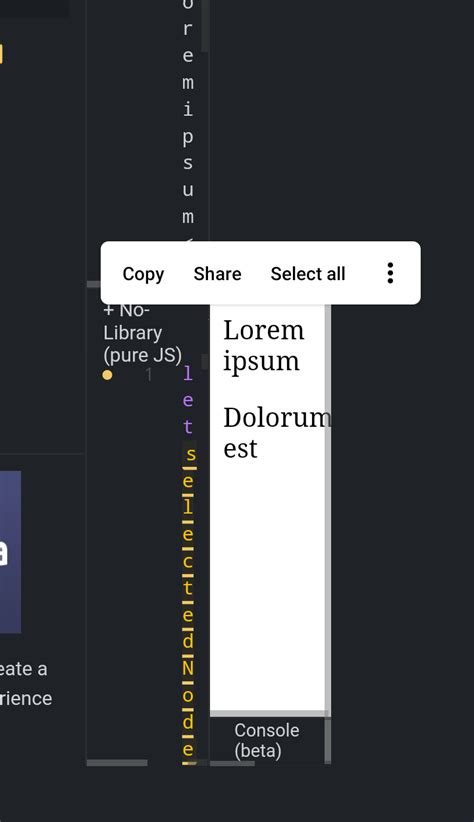 Solved Chrome On Android Select Text On Single Tap And Show Copy