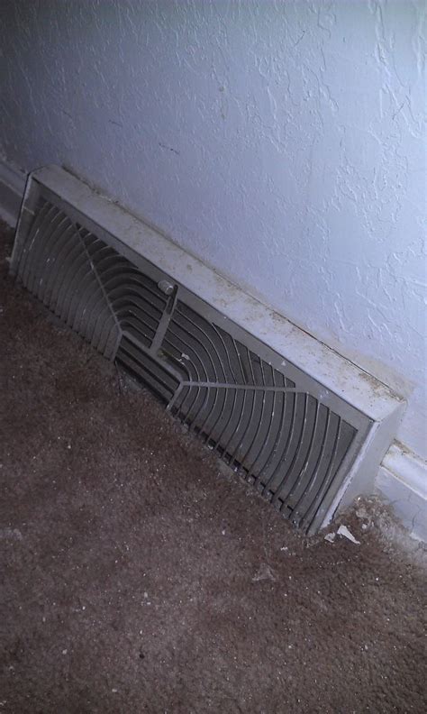 Remove Old 20 Baseboard Diffuser Register Install Baseboard Diffuser