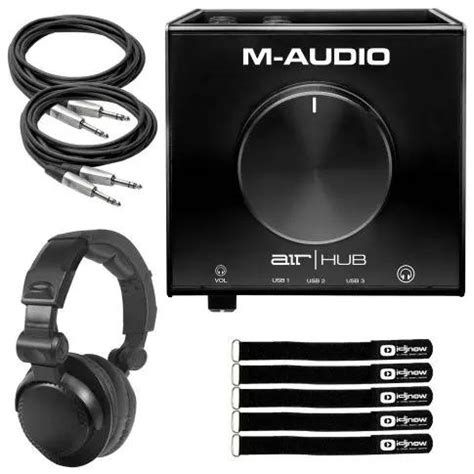 M Audio AIR Hub USB Interface With Headphones IDJNOW