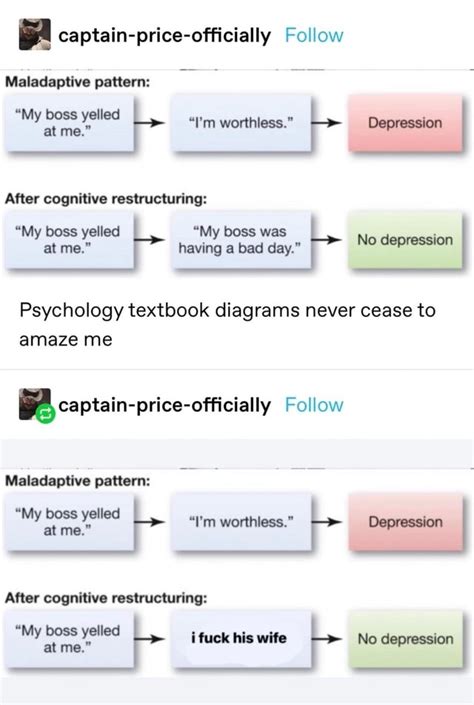 Maladaptive Pattern Captain Price Officially Follow My Boss Yelled At Me Im Worthless