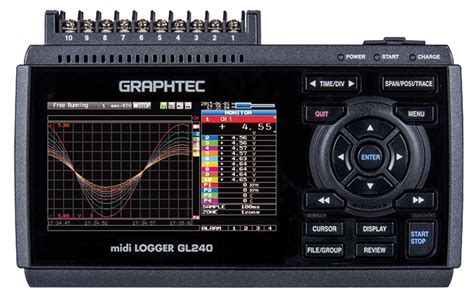 Graphtec Gl240 ดาต้าล็อคเกอร์ Midi Logger 10ch Multi Input Gl 240 ราคา