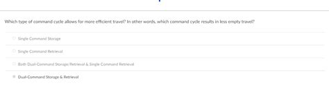 Solved Which Type Of Command Cycle Allows For More Efficient