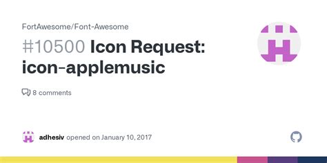 Icon Request Icon Applemusic · Issue 10500 · Fortawesomefont Awesome
