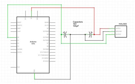 Magnetic Field Meter Circuit Diagram