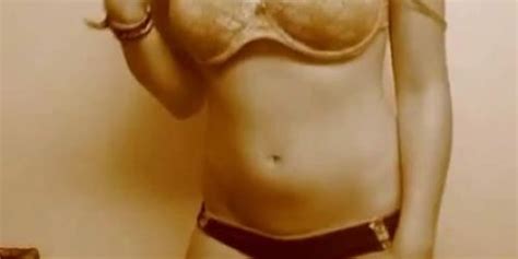 Stunning Blonde Girl Self Shot Strip