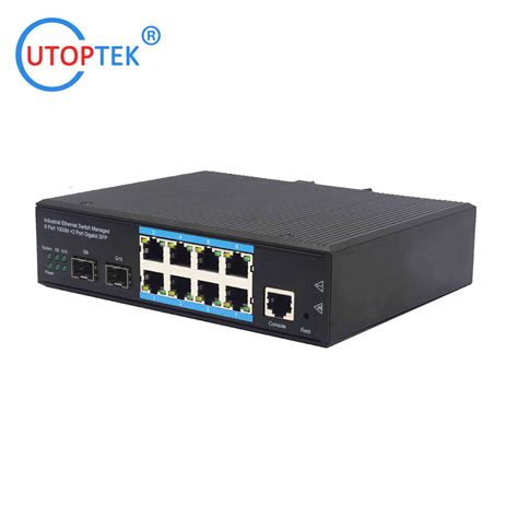 Ports Ethernet And Port Ge Sfp Switch Industrial Network Fiber Switch For Outdoor Harsh