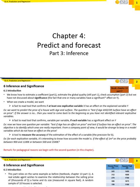 chapter 4 part 3 inference pdf regression analysis errors and residuals
