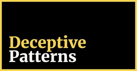 Dr Mr Mark Leiser On Linkedin Deceptive Patterns Aka Dark