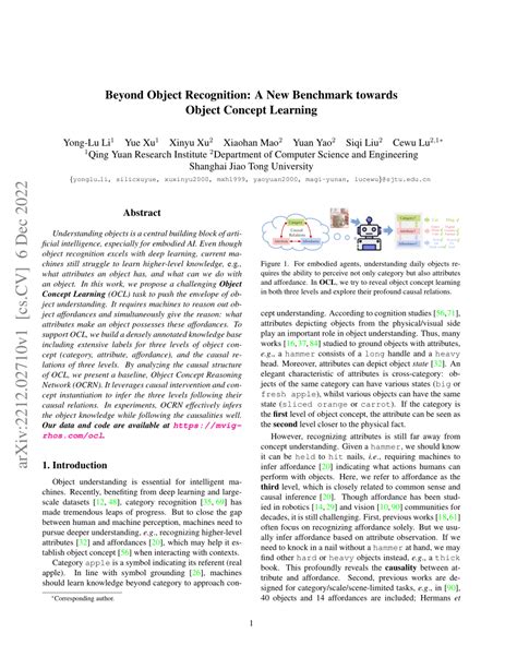 Pdf Beyond Object Recognition A New Benchmark Towards Object Concept