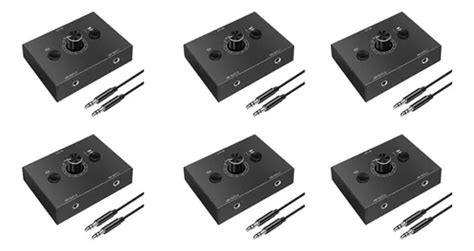 6 pcs 3 5mm audio switcher 2 input 1 output 1 input 2 outpu mercadolibre