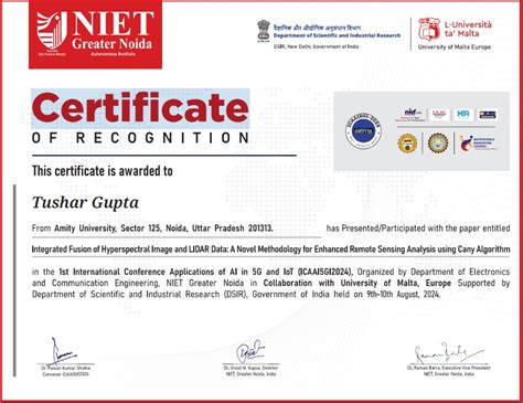 Tushar Gupta On Linkedin Research Remotesensing Datafusion Lidar Hyperspectralimaging