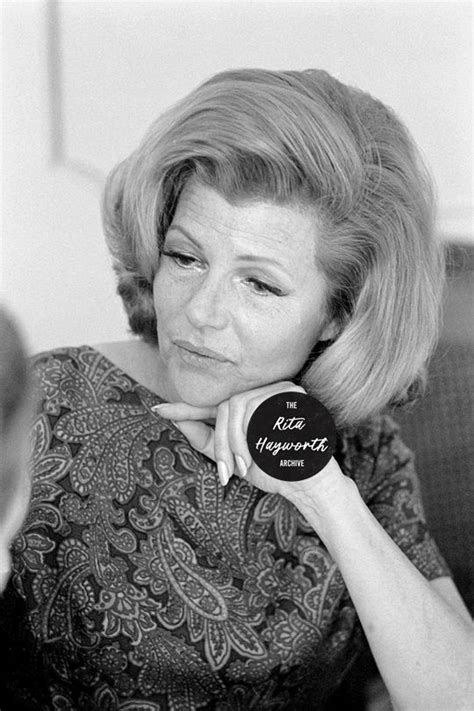 Rita Hayworth During A Press Conference For The Poppy Is Also A Flower