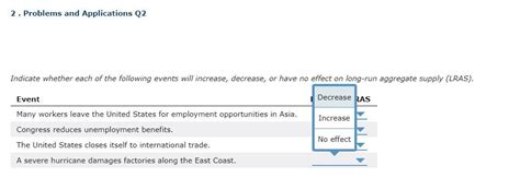 Solved 2 Problems And Applications Q2 Indicate Whether Each