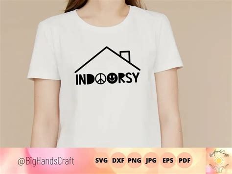 Indoorsy Introvert Svg Introvert Hippie Cut File Anti Social Svg Sarcasm Svg Social