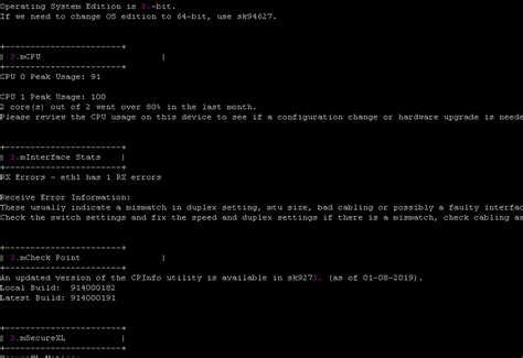 Gaia Healthcheck Script V603 Released Check Point Checkmates