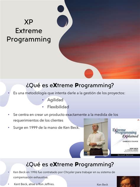 Xp Extreme Programming Pdf Software Desarrollo De Software