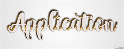 Application White Gold Text Effect Generator