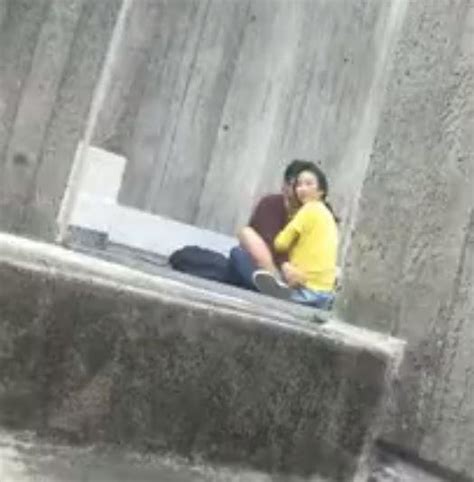 Moment Randy Couple Are Caught Romping Against A Concrete Wall At A University In Sydney The Sun
