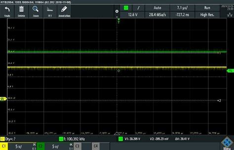 5 2 Output Voltage Green Of The Converter Vs Input Voltage Yellow Download Scientific