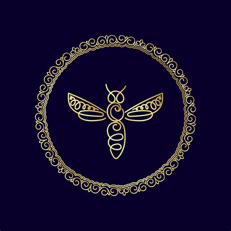 Insect Badge Bee For Corporate Identity 358070 Vector Art At Vecteezy