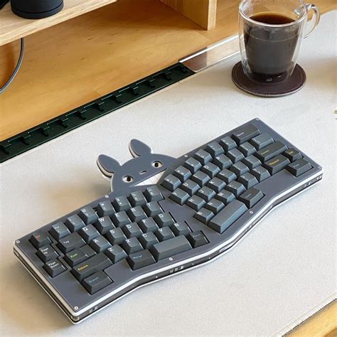 In Stock Gray Rat Stacked Acrylic Keyboard Kit Cafege