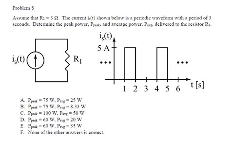 Solved Problem 8 Assume That R1 3 2 The Current Is T Shown