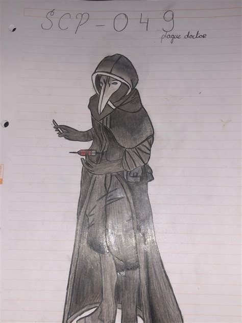 I Got Bored In Online Classes And Decided To Draw 049 D R Scp