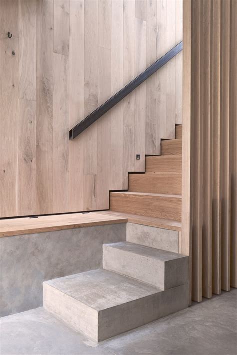 McLaren Excell Contrasts Smoked Oak With White Panelling For London Home In A Former Office