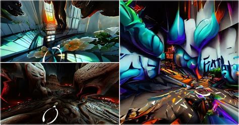 An Immersive AI Generated Gallery Made With Unreal Engine Gallery Unreal Engine Artwork
