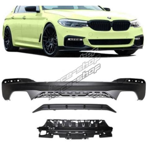 Rear Diffuser Sport Performance For Bmw 5er G30 G31 With M Package Races