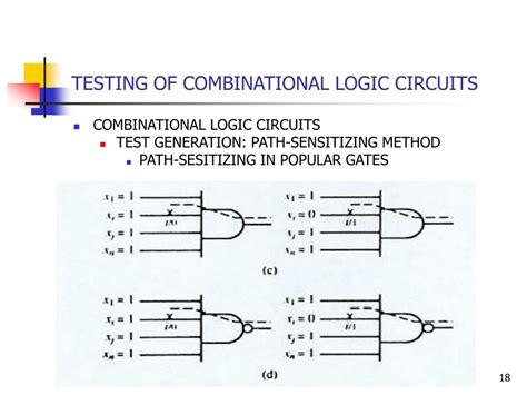 PPT TESTING OF COMBINATIONAL LOGIC CIRCUITS PowerPoint Presentation