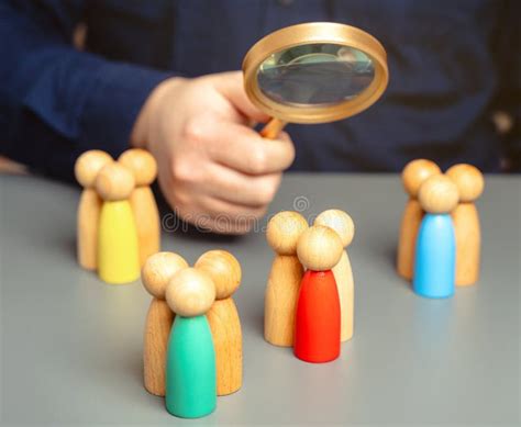The Concept Of Market Segmentation Target Audience Customer Care Stock Image Image Of