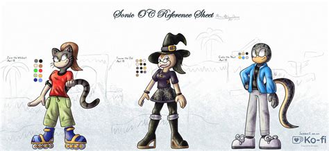 Com Sonic Oc Reference Sheet By Ameerashourdraws On Deviantart