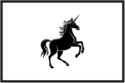 Unicorn Silhouette Clipart Graphic By N Pattern · Creative Fabrica