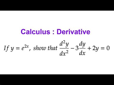 Derivative Problems And Solutions Part 10