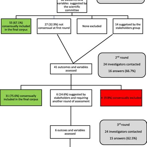 Flow Chart For The Consensus Process In The Group Of Women Download
