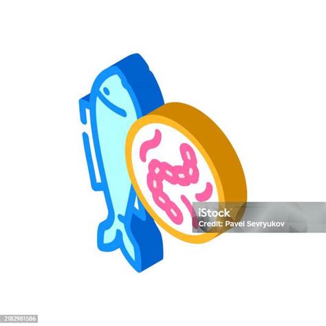 기생충 물고기 기생충 아이소 메트릭 아이콘 벡터 일러스트 레이 션 0명에 대한 스톡 벡터 아트 및 기타 이미지 0명 3차원 형태 Anthelmintic Istock