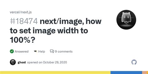next image how to set image width to 100 · vercel next js